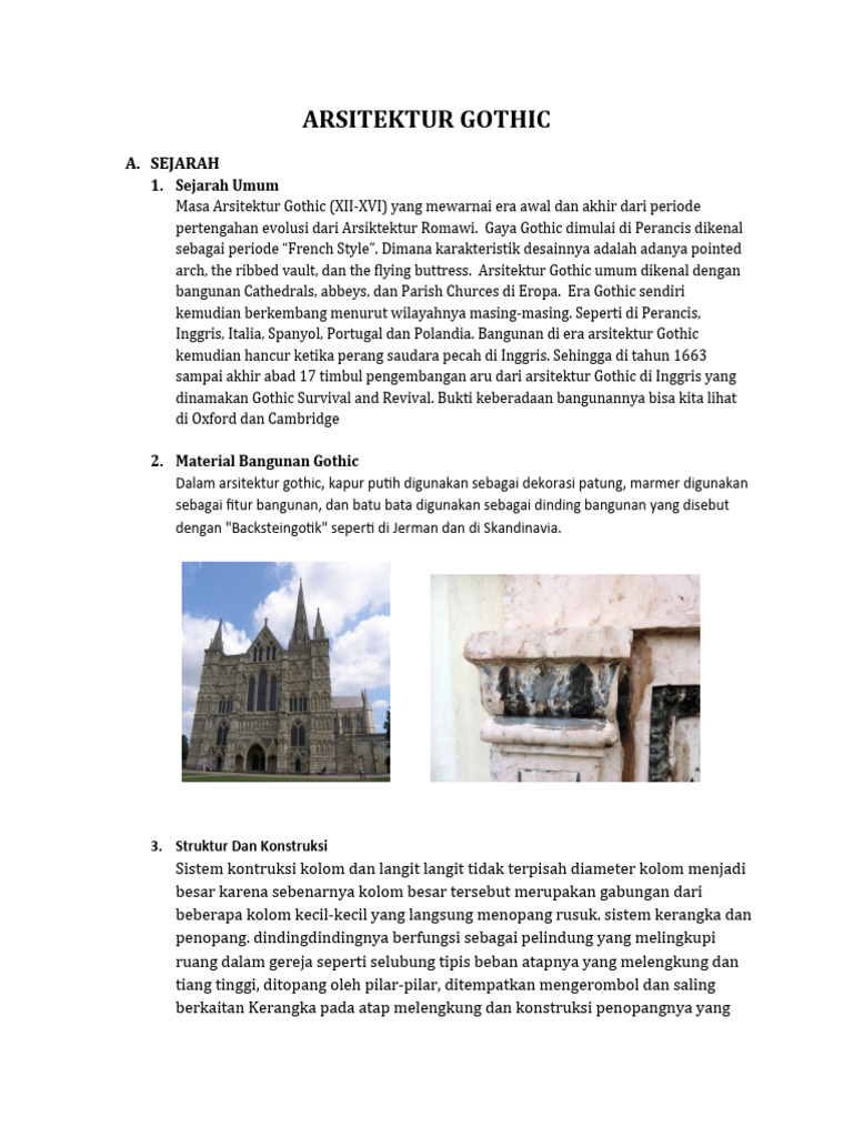 Arsitektur Gothic | PDF