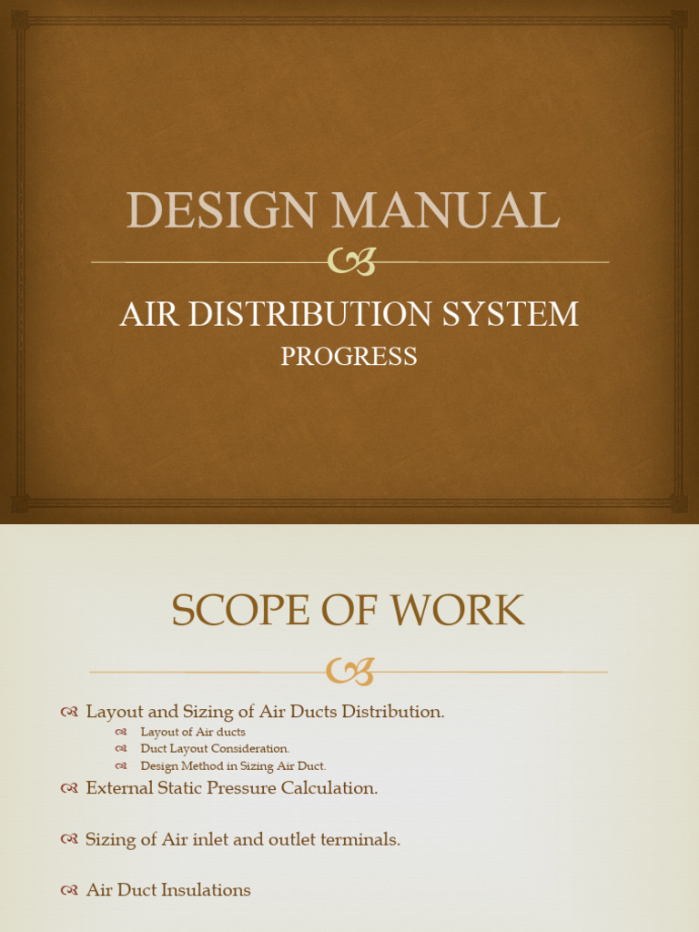 Air Distribution System | PDF
