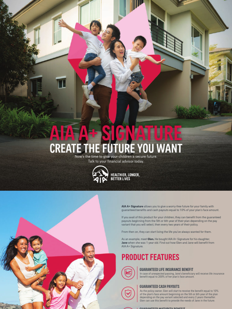 Aia Aplus Signature Gift To Children | PDF