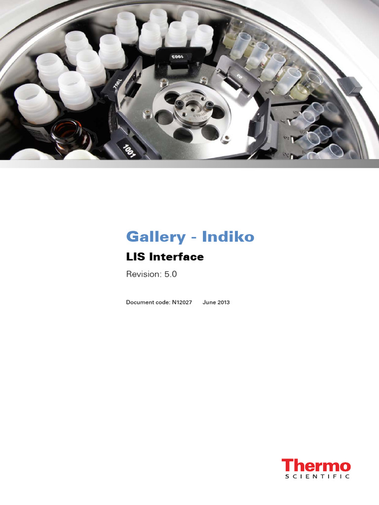 LIS Interface Gallery-Indiko 5.0A | PDF