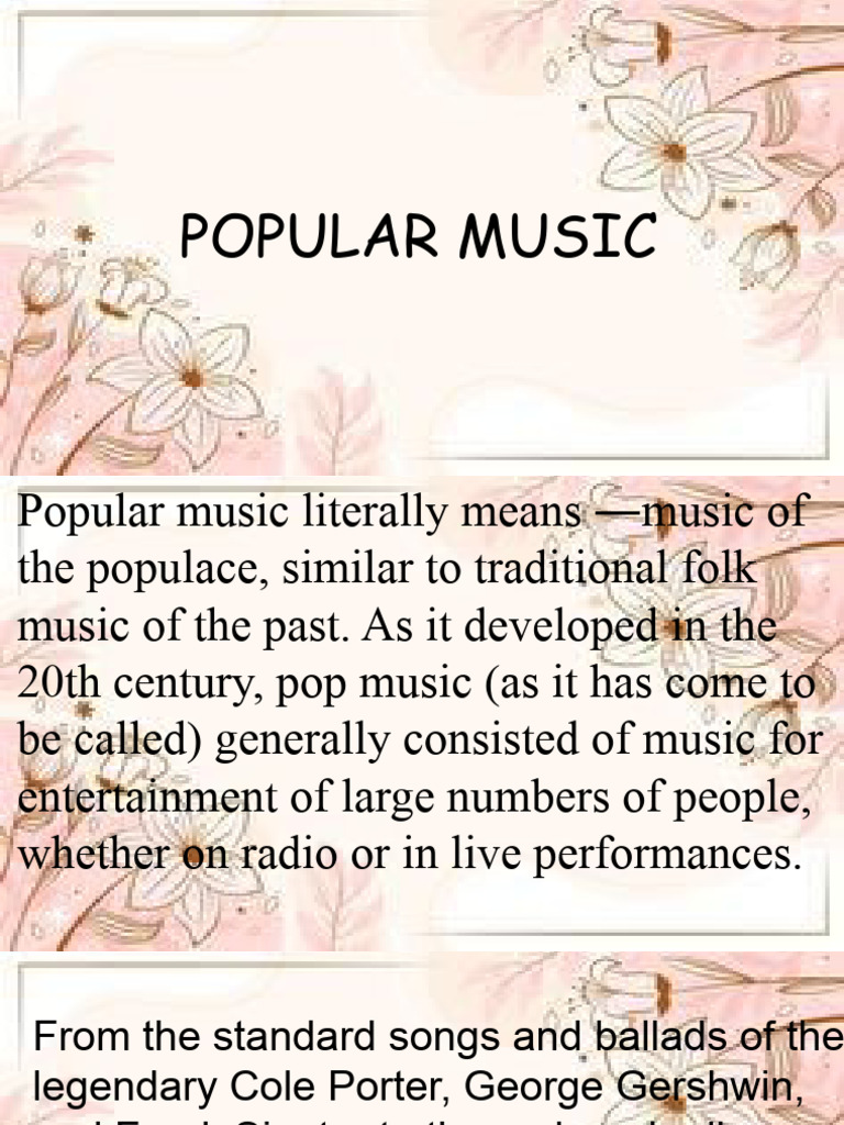 Popular Music | PDF