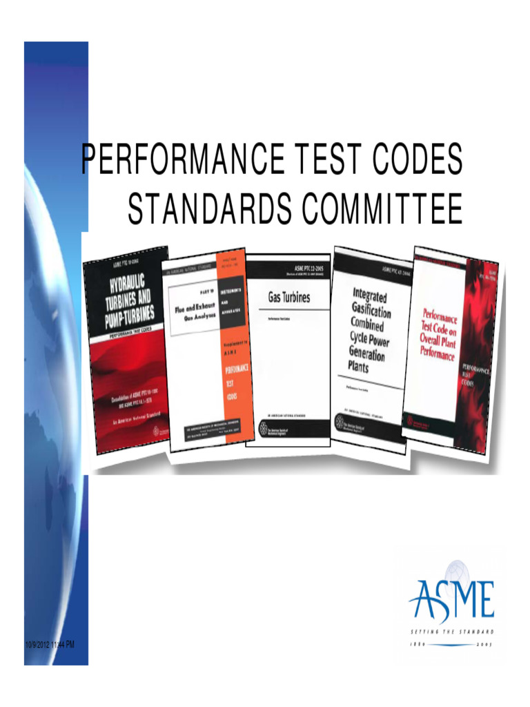 Performance Test Codes Standards Committee | PDF