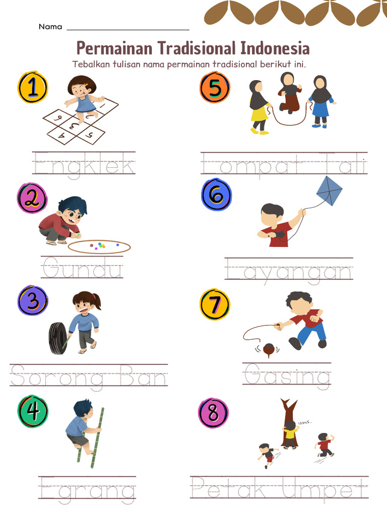 LKPD Permainan Tradisional | PDF