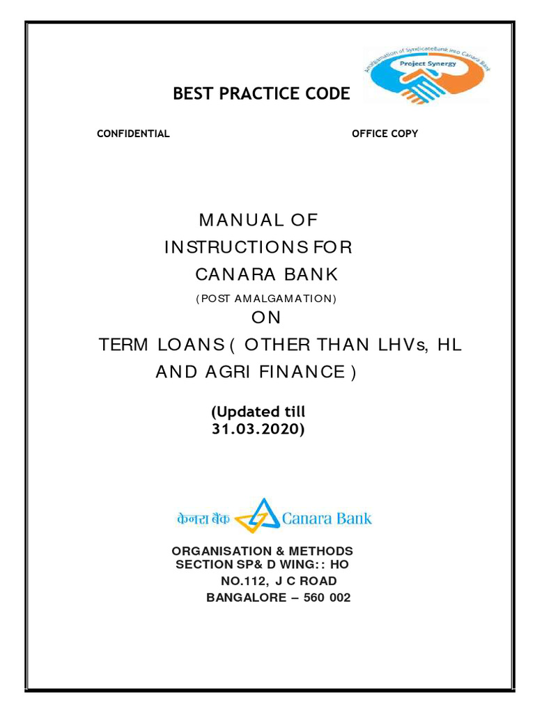 Term Loan Manual | PDF