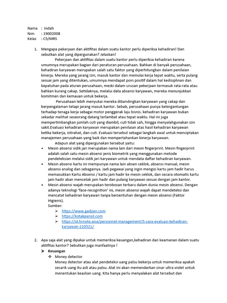 Tugas 6 Tekper | PDF | Bisnis