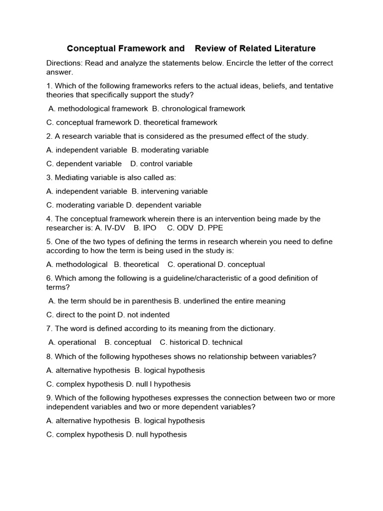 Research Framework Essentials | PDF | Career & Growth | Self-Improvement