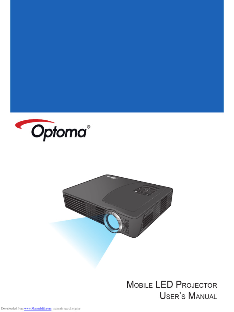 Optoma ML500 | PDF