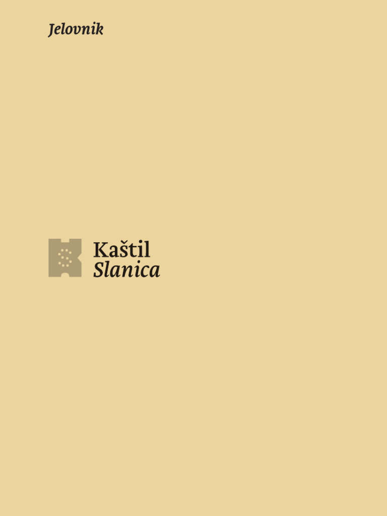 Kastil Slanica Jelovnik HR Web2023 | PDF