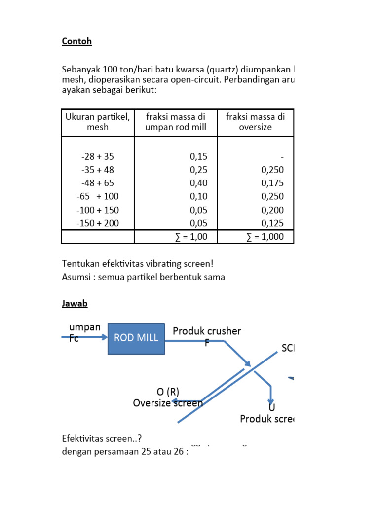 Contoh Soal - Eff Screen | PDF