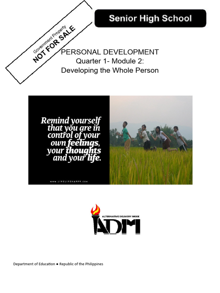 PerDev - Q1 - Module 2 - Developing The Whole Person | PDF