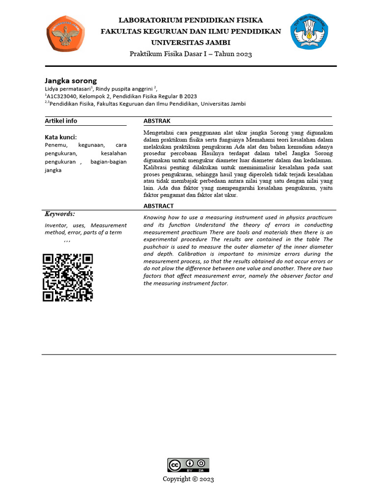 Template Laporan Lidya | PDF