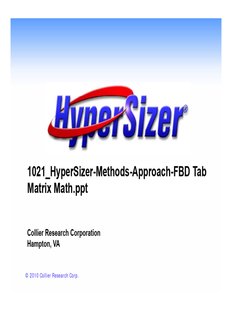 HyperSizer ABD Matrix & Stiffness Guide | PDF