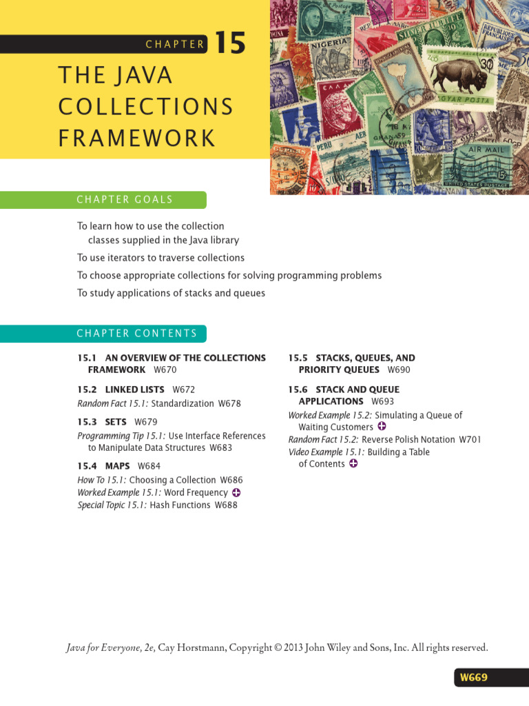Ch15 the Java Collections Framework | PDF