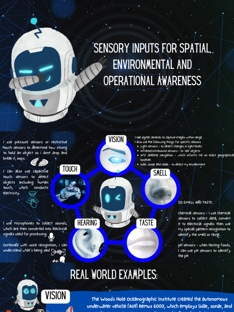 Sensory Inputes For Spatial, Environmental and Operational Awareness ...