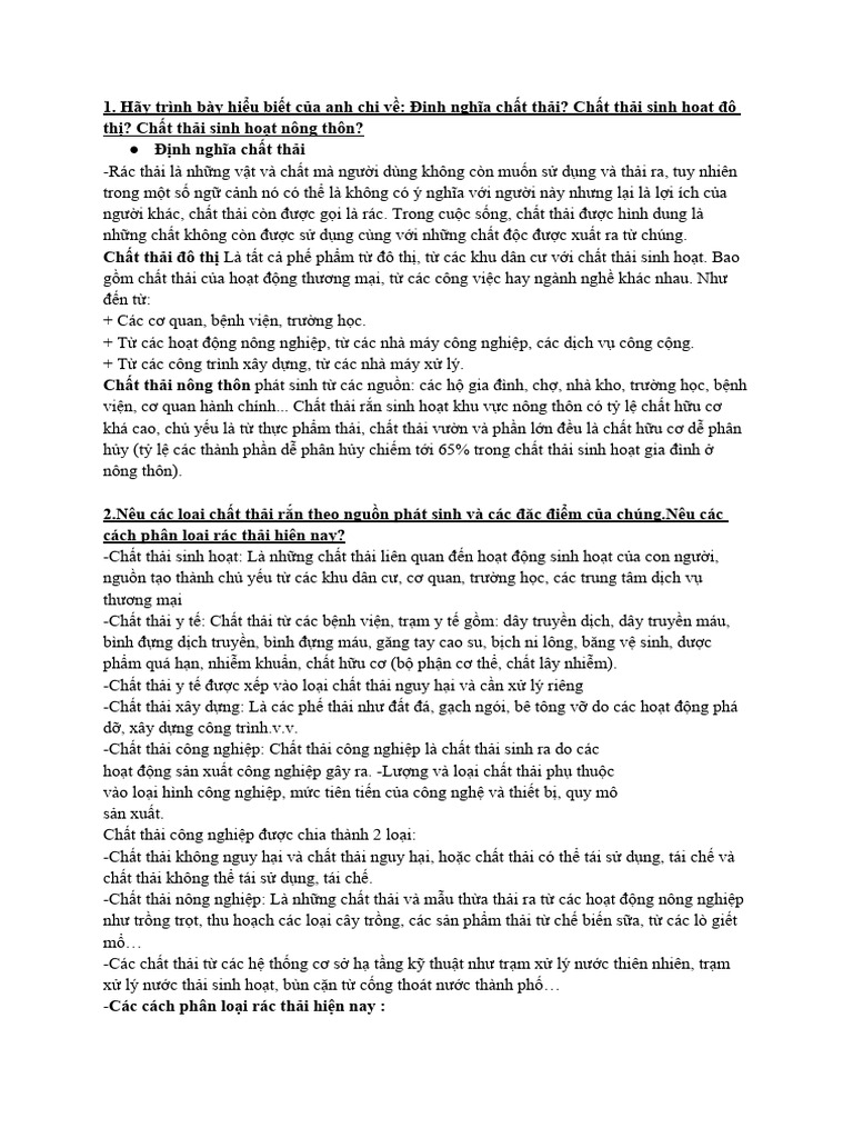 MTCN - Cuối Kỳ | PDF