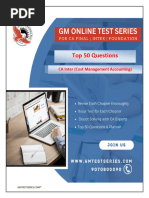 CA Inter Costing Formula Book by CA Purushottam Aggarwal - Jan 25 | PDF ...