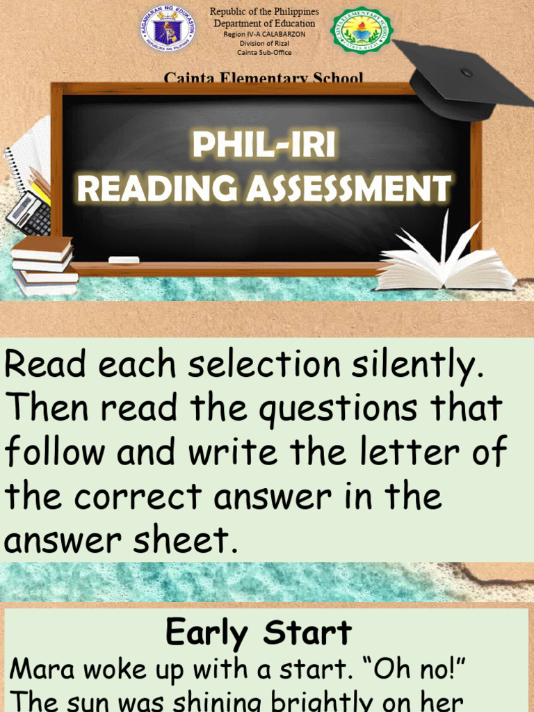 Reading Assessment Phil Iri 6 | PDF | Birds