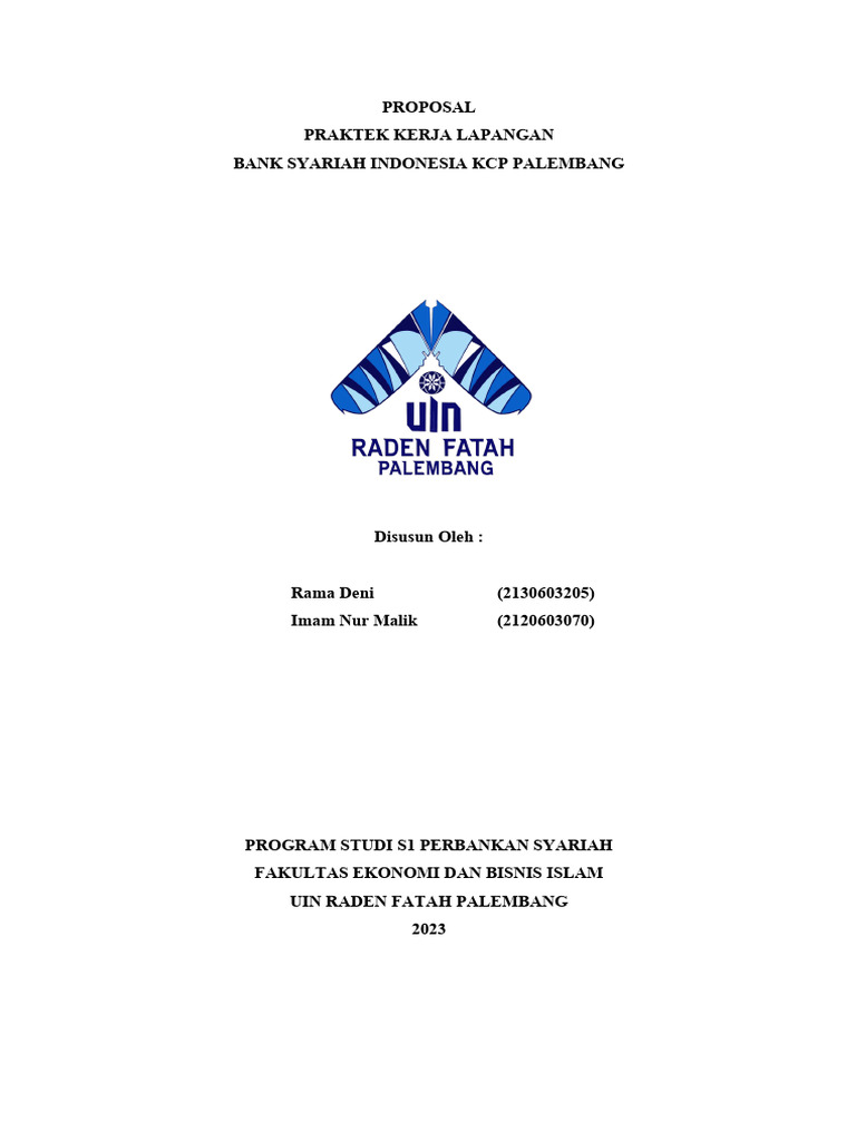PROPOSAL MAGANG Rama Dan Imam | PDF