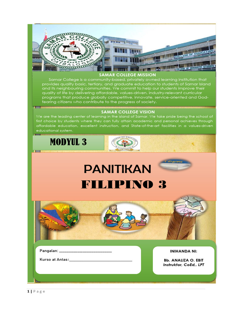 Prefinals Panitikan Fil. 3 | PDF