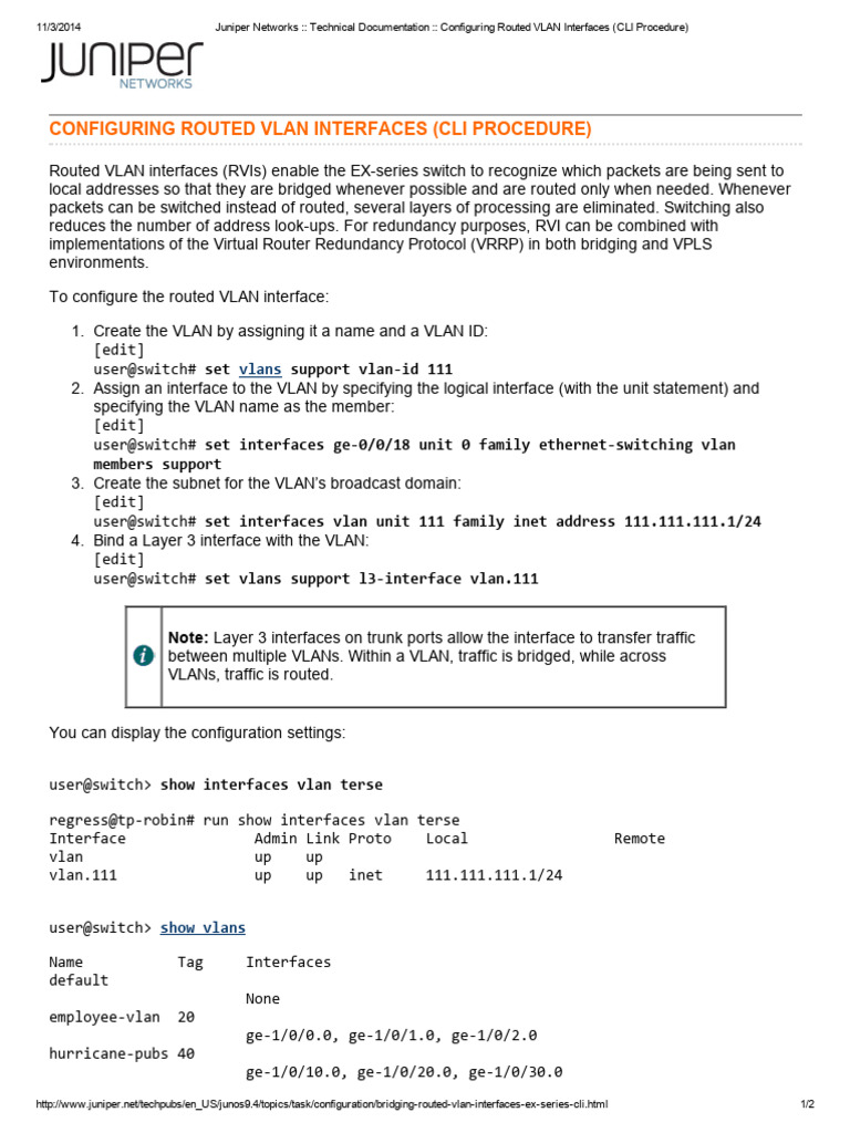 Juniper Networks Technical Documentation | PDF | Communications Protocols | Network Architecture