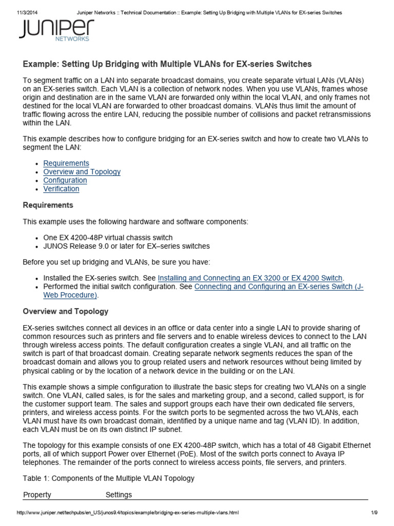 Juniper Networks Technical Documentation | PDF