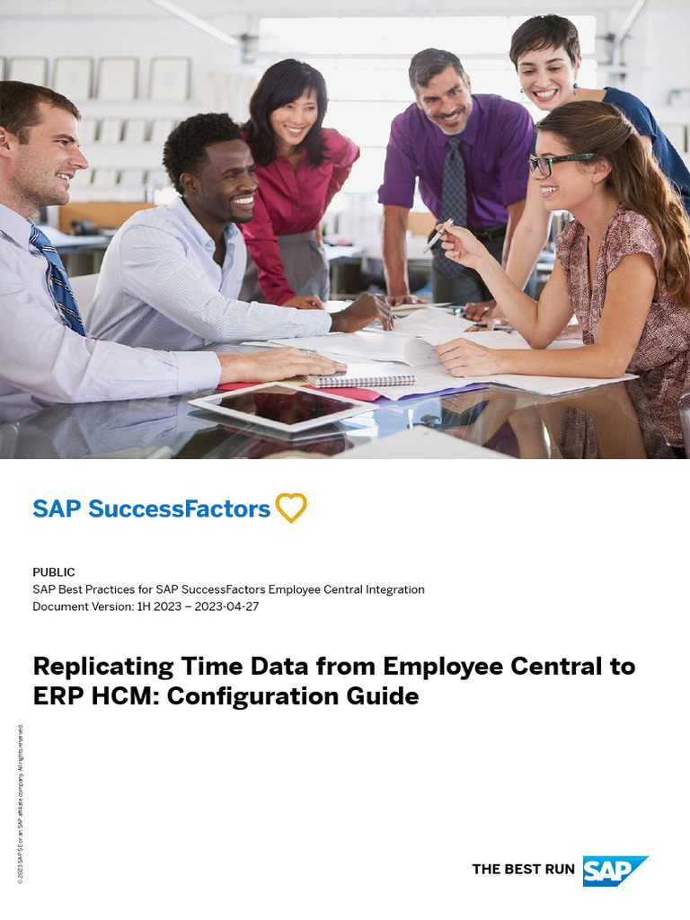 EC to ERP HCM Time Data Replication Guide | PDF | Business | Finance ...