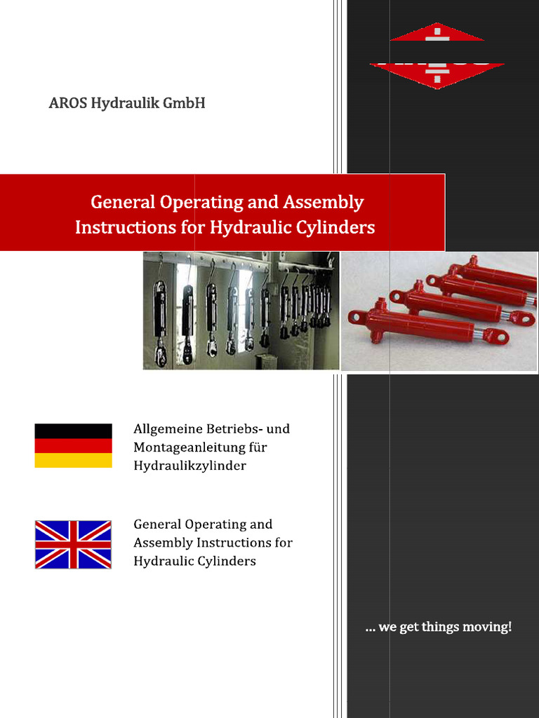 General Operating and Assembly Instructions for hydraulic cylinders | PDF