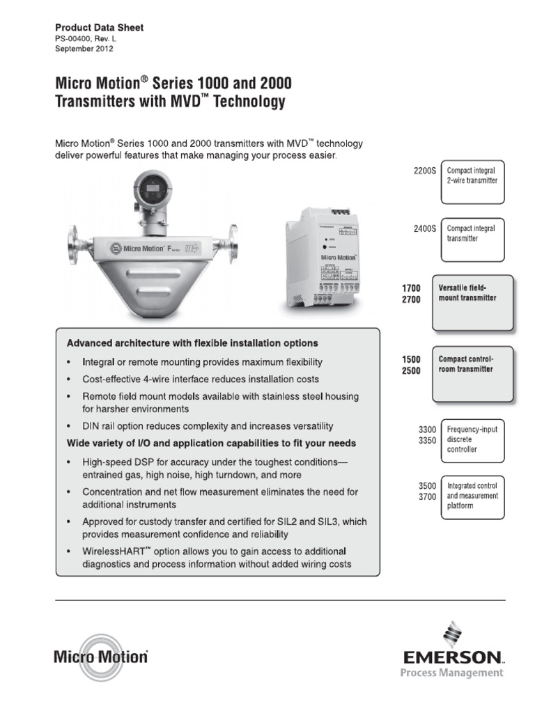 PDS CORIOLIS TRANSMITTER 2 | PDF