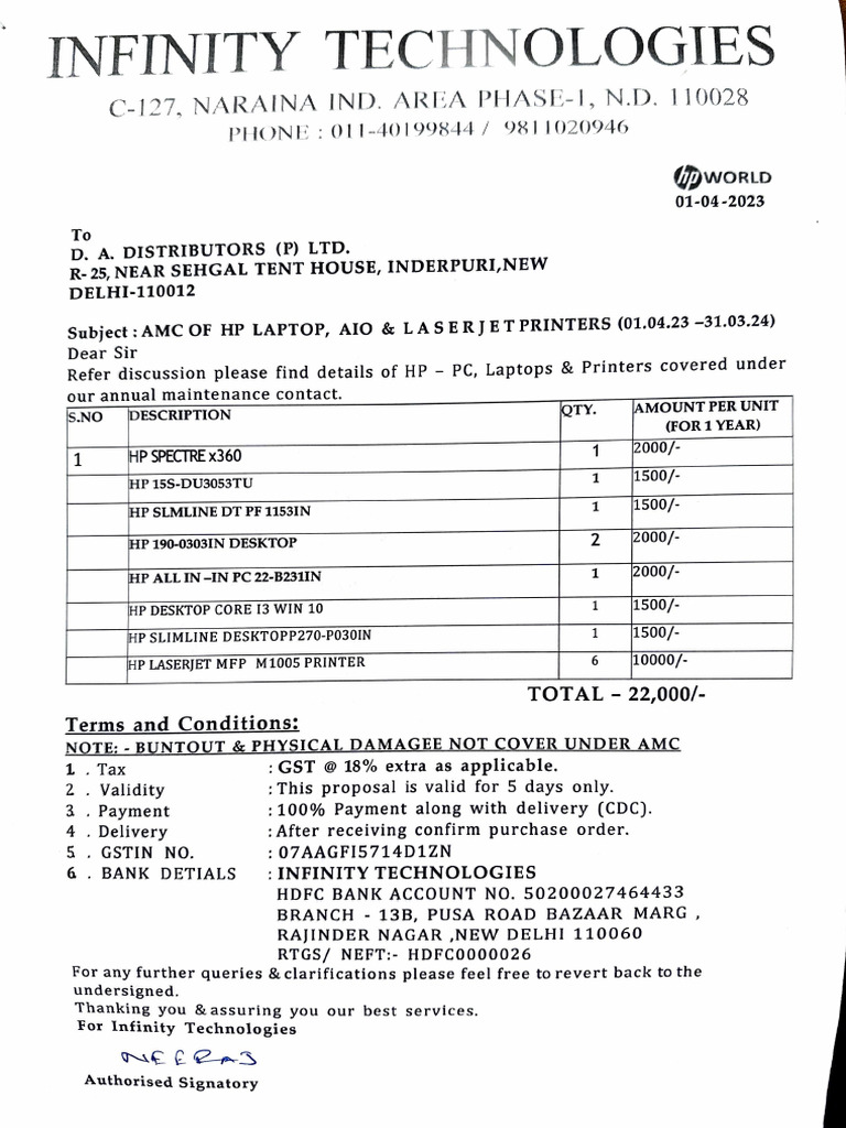 AMC Service - Comp Printers 2 | PDF | Computing | Equipment