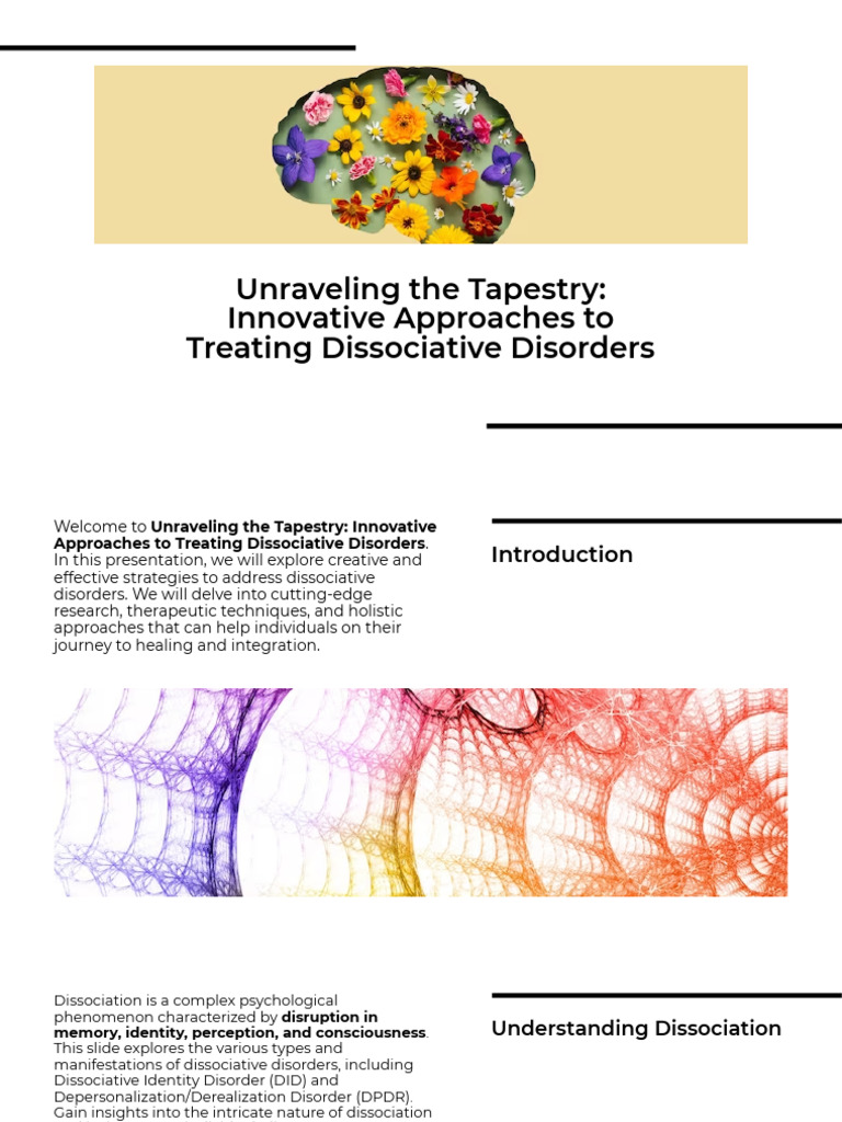 Treatment of Dissociative Disorder | PDF | Dissociation (Psychology) | Psychotherapy