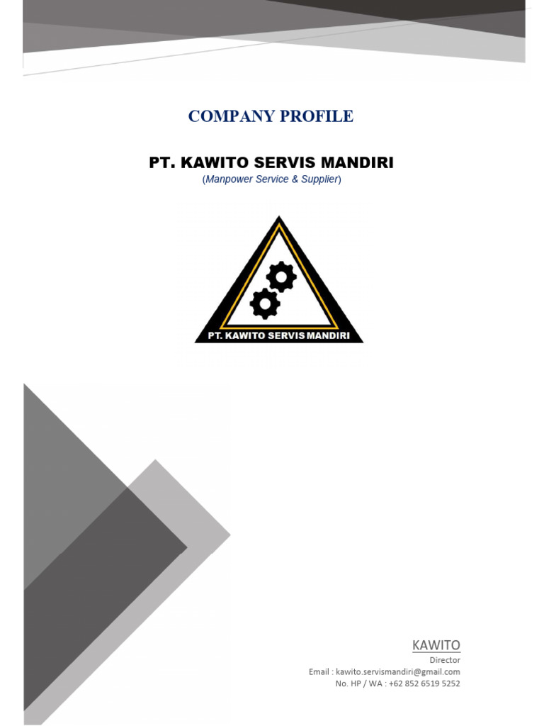 PT Kawito Servis Mandiri Profile | PDF