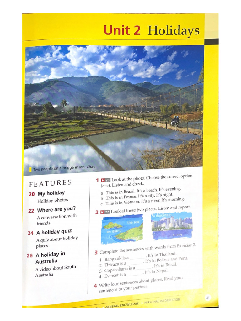 Unit 2 Holidays | PDF