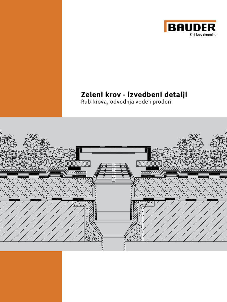 Bauder detalji zeleni krov | PDF