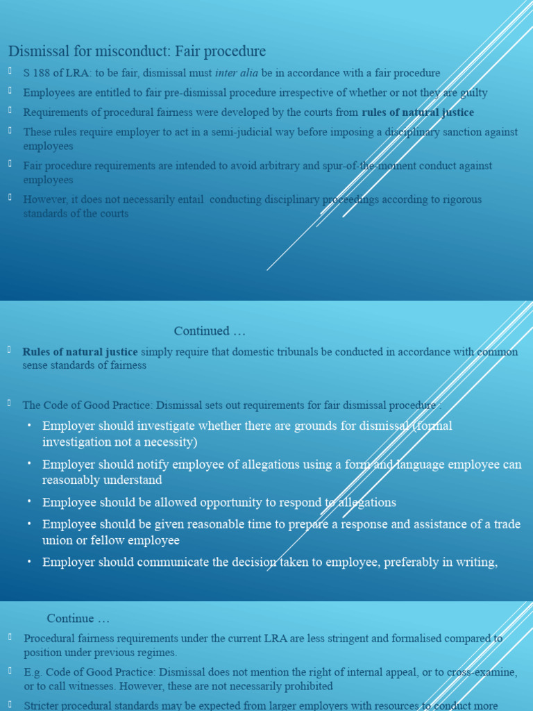 dismissal-for-misconduct-fair-procedure-pdf