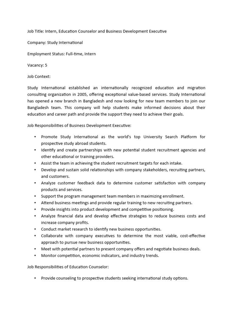 Job Circular | PDF | Employment | Recruitment