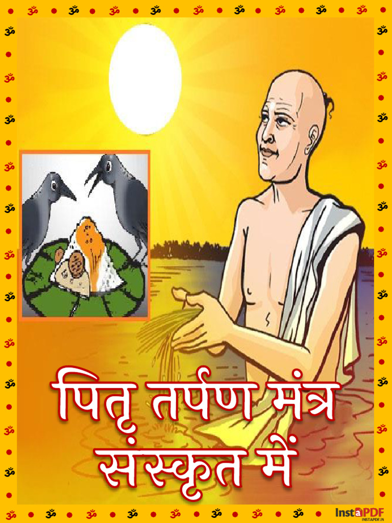 Pitru Tarpan Mantra and Vidhi Guide | PDF | Language Arts & Discipline
