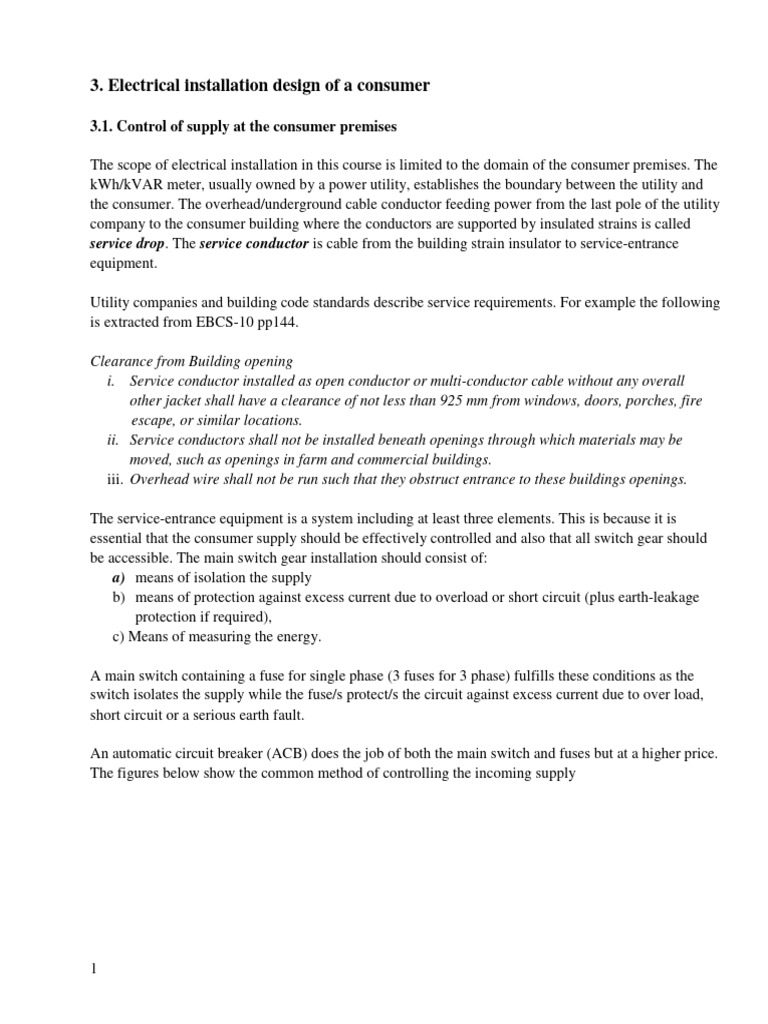 CH 3 Elec Inst of Consumers | PDF