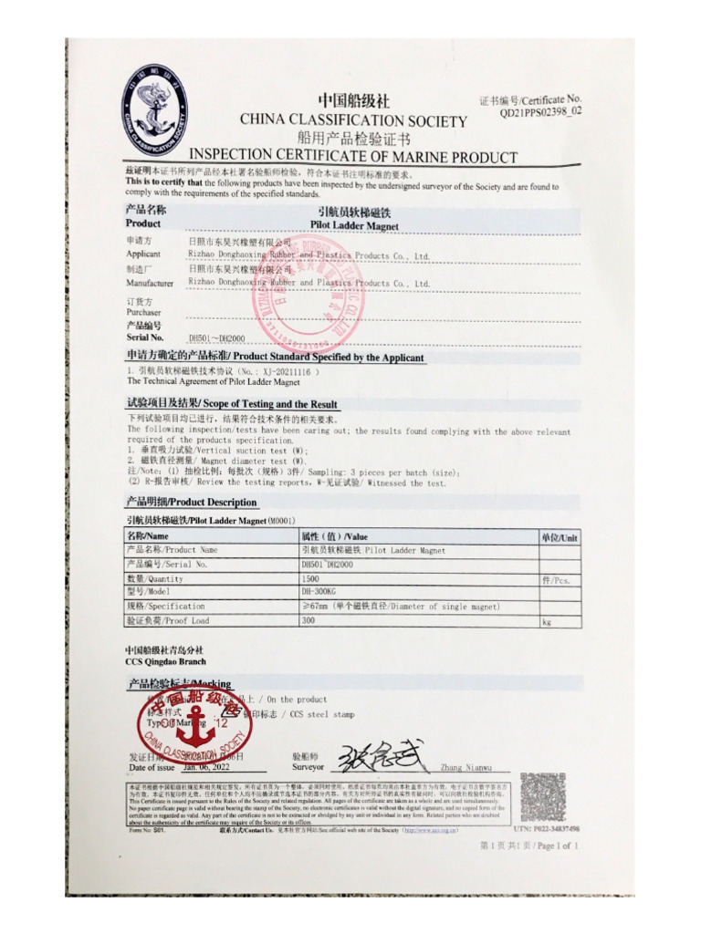 Magnetic - Pilot Laddr - Cert | PDF