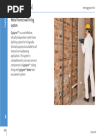 Gyproc White Book C07 S05 GypLyner IWL | PDF | Drywall | Wall