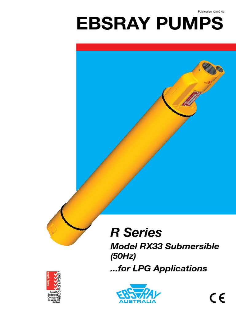 RX 33 Brochure | PDF | Pump | Bearing (Mechanical)