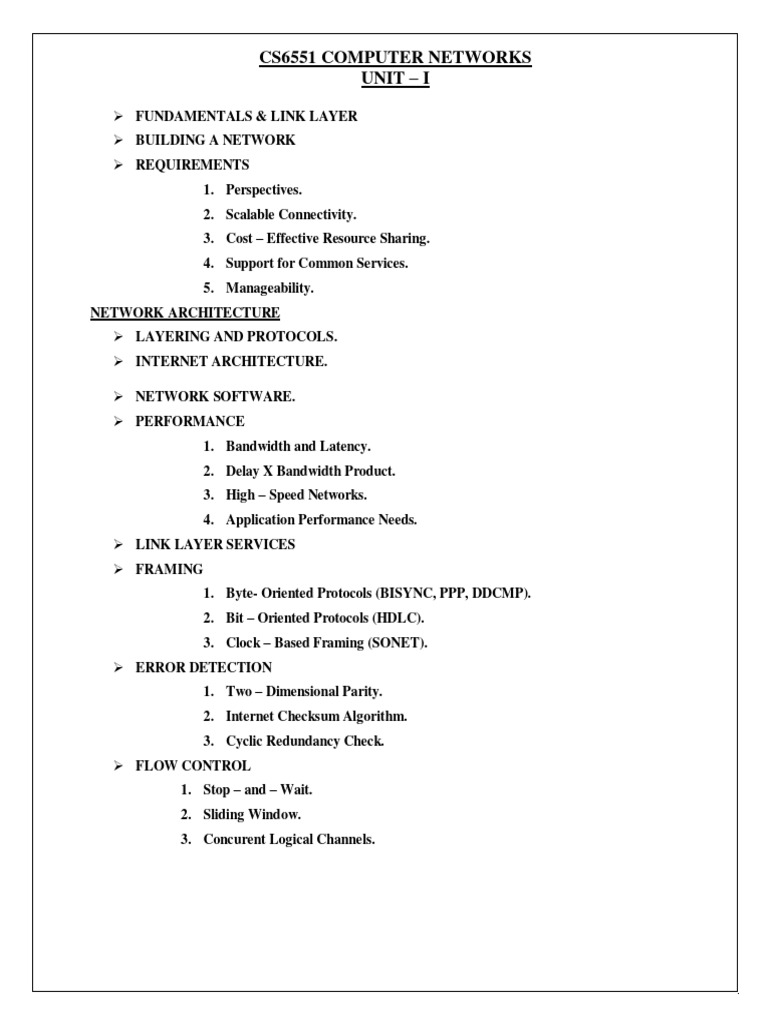 CN Unit 1 2020 | PDF