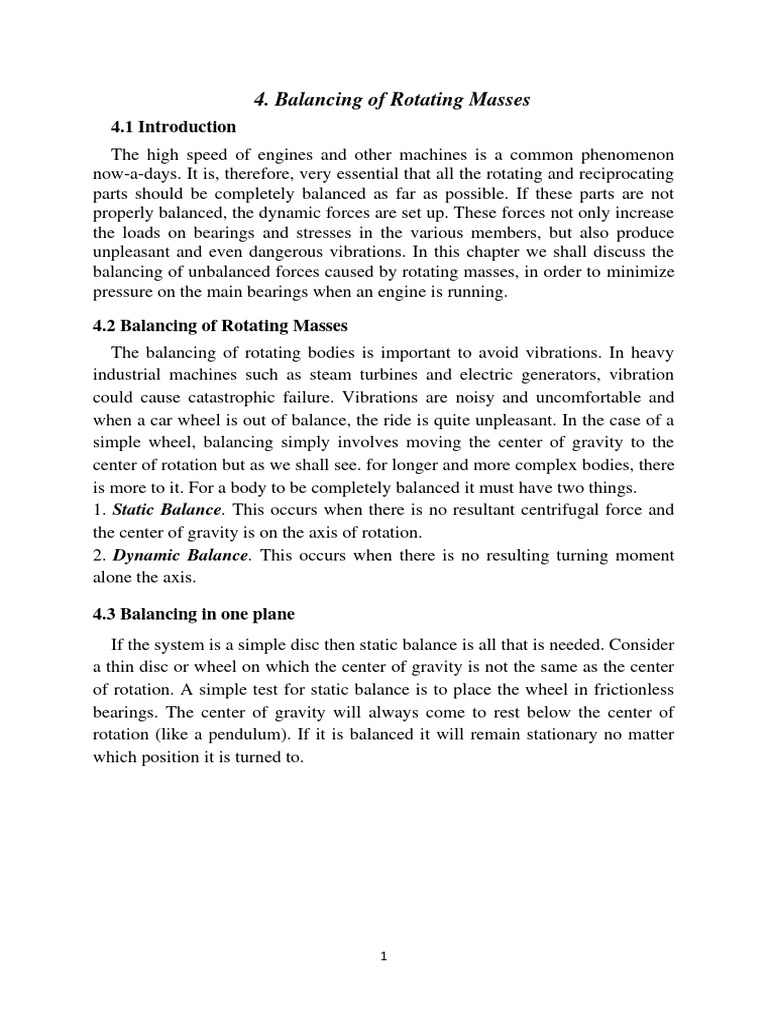 Balancing Lecture Compressed | PDF