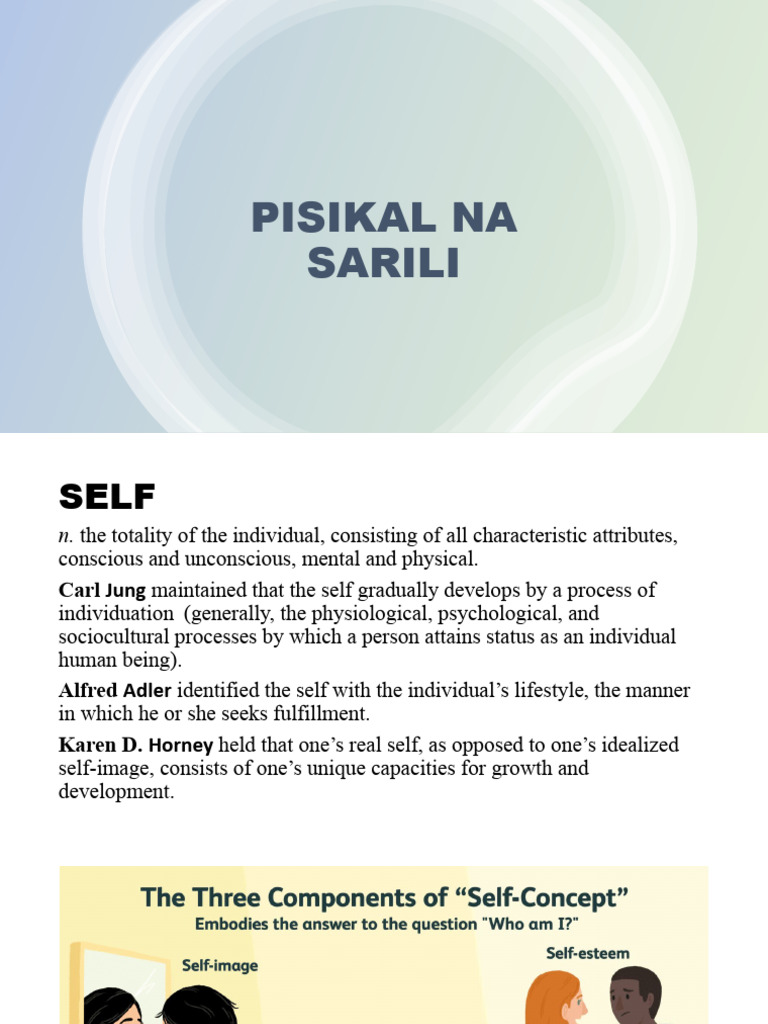 Pisikal Na Sarili - Gec 101 | PDF | Philosophy | Self-Improvement