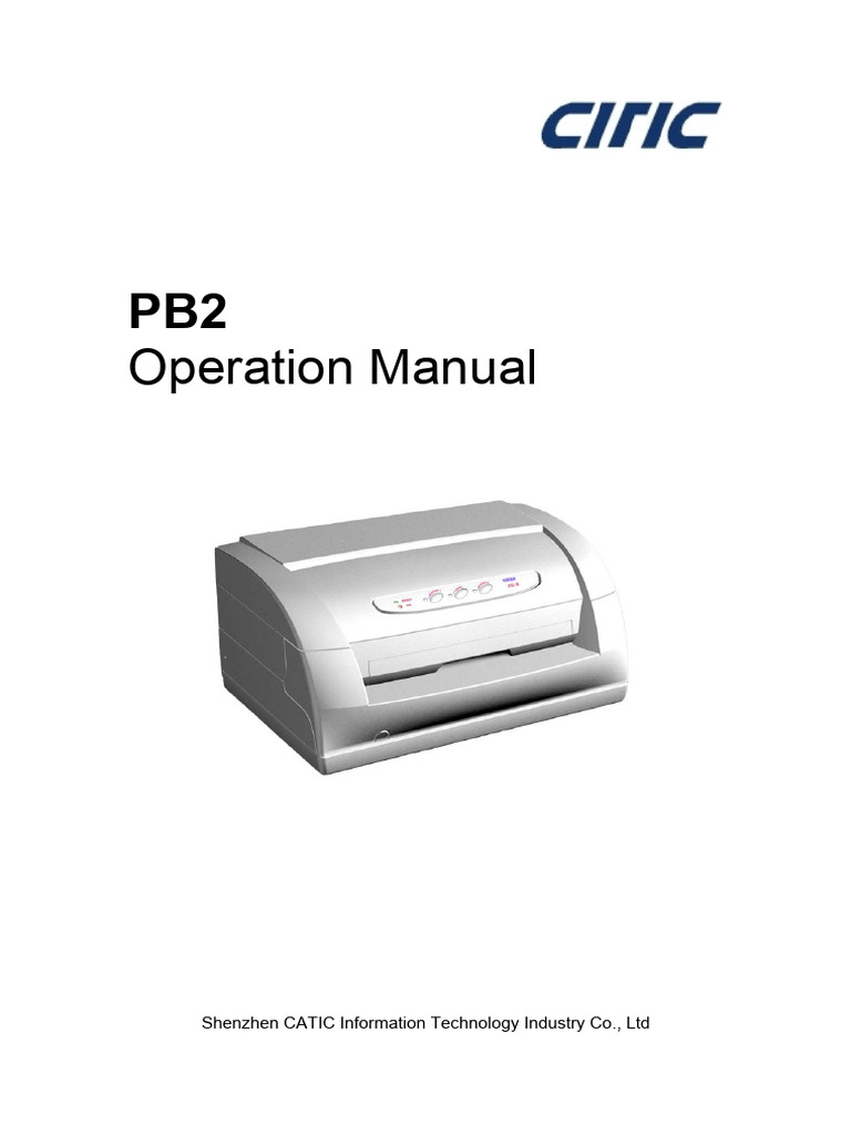PB2 Operation Manual | PDF
