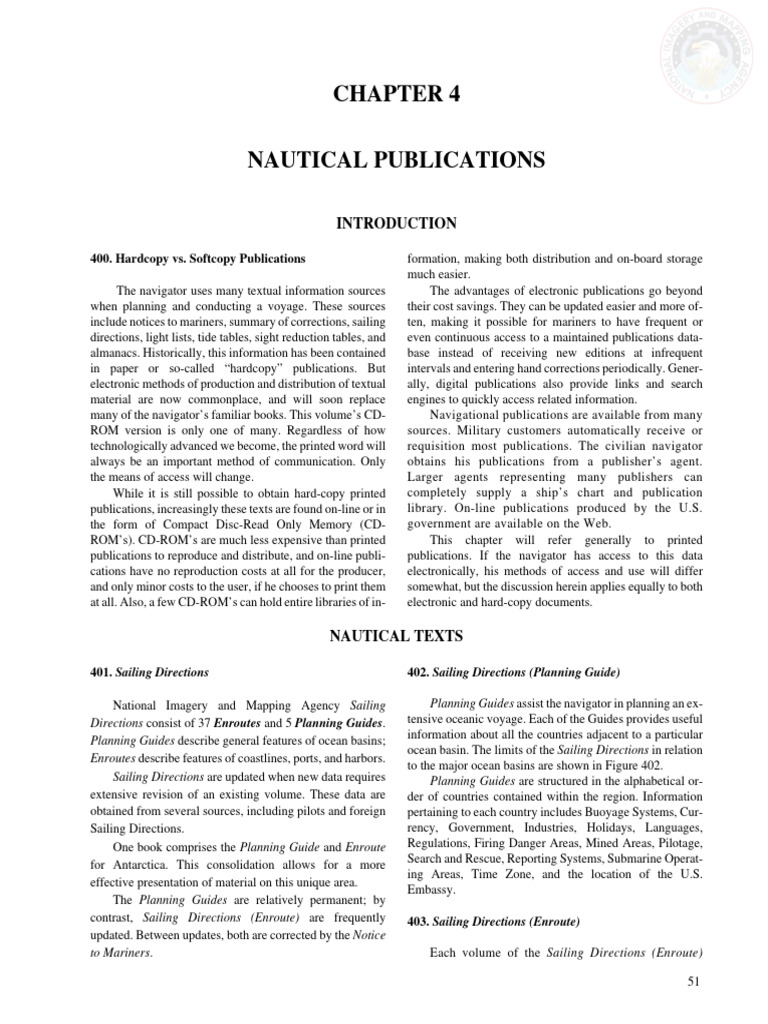 Chap04 - Nautical Publications (p51-62) | PDF | Science & Mathematics