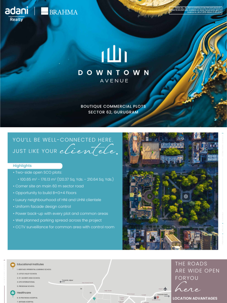 Downtown Avenue - SCO, Sector 62 | PDF