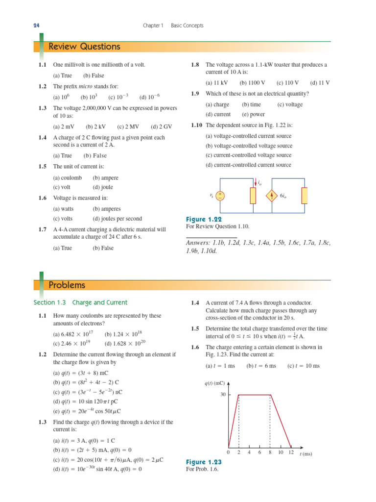 Electrical Concepts and Calculations Guide | PDF | Volt | Voltage