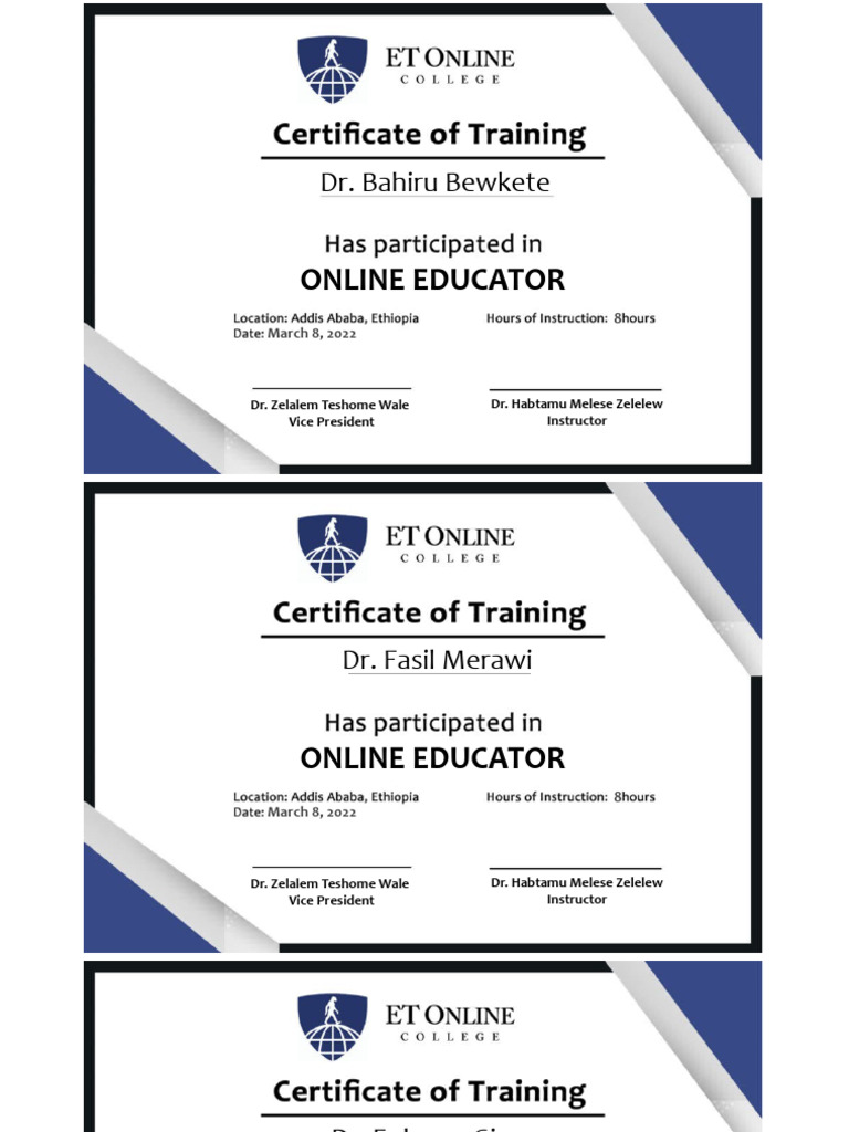 certficate for LMS | PDF