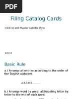 Filing Rules For Alphabetizing 2 | PDF | Linguistics | Language Mechanics