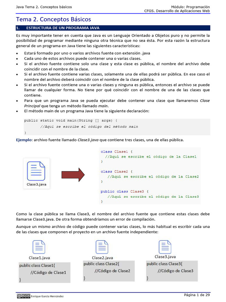 JAVA Tema 2 | PDF | Ascii | Java (lenguaje de programación)